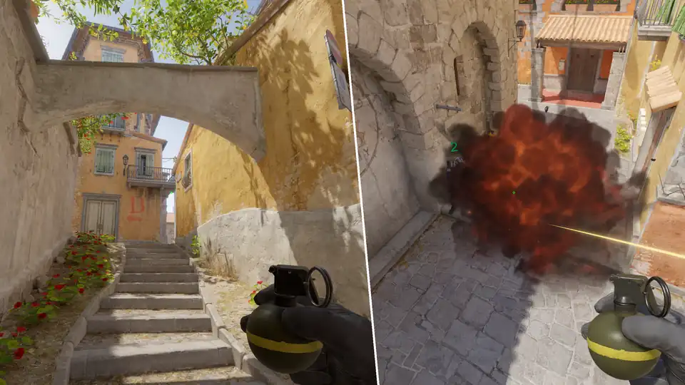 Boiler Door Grenade From T Ramp - Inferno | CS2 Nades Guide